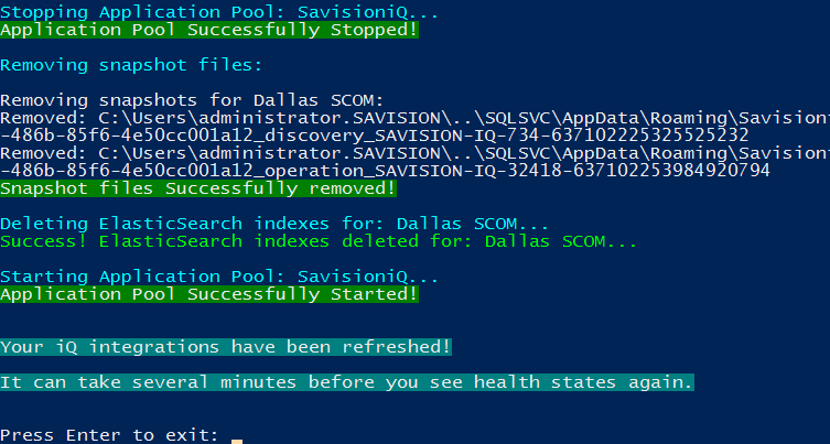 Clear orphaned data from an integrations